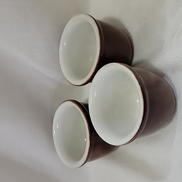Hall | Kitchen | Set Of Three Vintage Hall Pottery Custard Cup | Poshmark